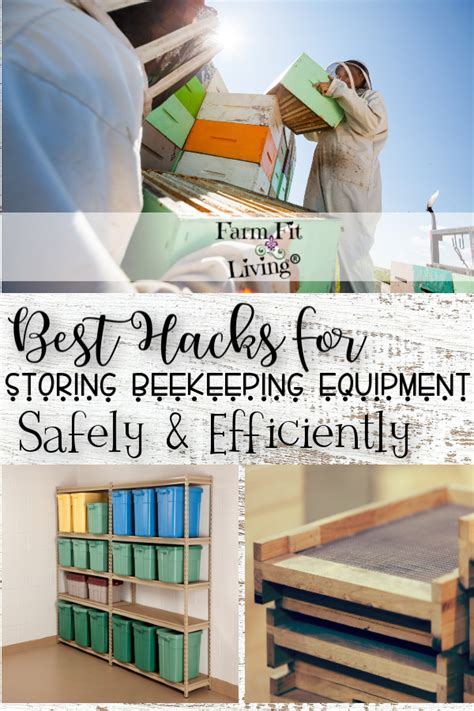 Hacks For Storing Beekeeping Equipment Safely Efficiently