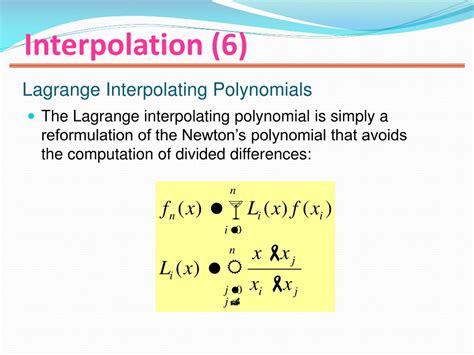 Ppt Curve Fitting Linear Regression And Interpolation Techniques