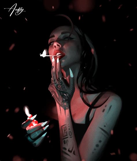 Light It Up Gothic Girl Digital Art By Acidifyart On Deviantart