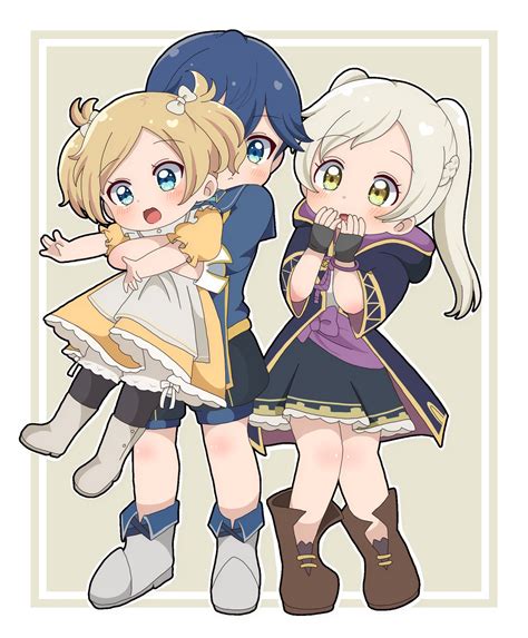Robin Robin Chrom Lissa Robin And More Fire Emblem And More Drawn By Rukinya Nya