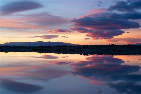 Owens Valley Sunrise Reflection Eastern Sierra Ca Ryan Daffurn