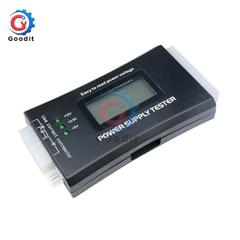 Digital Lcd Display Pc Computer 20 24 Pin Lcd Power Supply Tester Check Quick Bank Supply Power