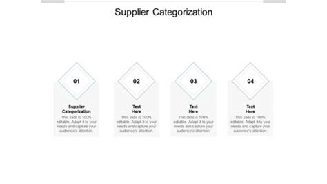 Supplier Categorization PowerPoint Templates Slides And Graphics