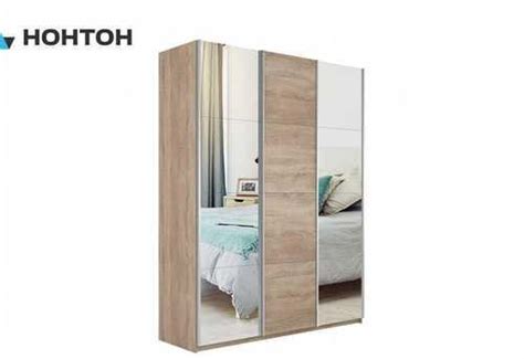 Шкаф купе 3 х створчатый Прайм с зеркалами сонома купить Мебель и интерьер Festima Ru