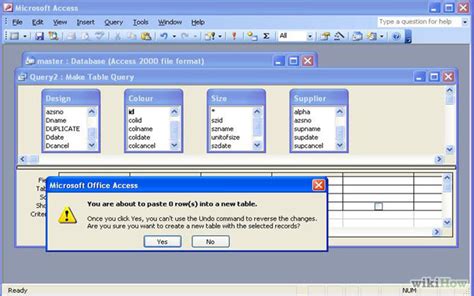 Як створити запит дію в Microsoft Access