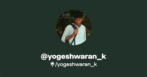 Yogeshwaran K Instagram Linktree