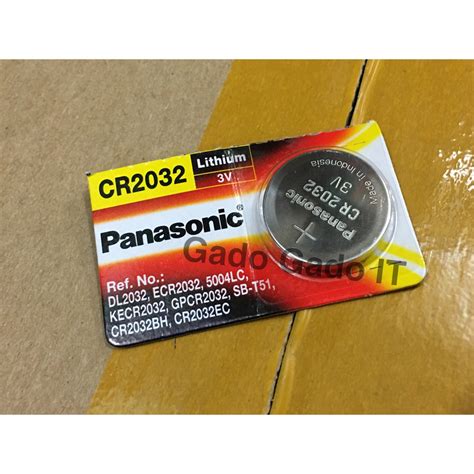 Jual BATERAI LITHIUM BATTERY CMOS PANASONIC CR2032 ORIGINAL Shopee Indonesia