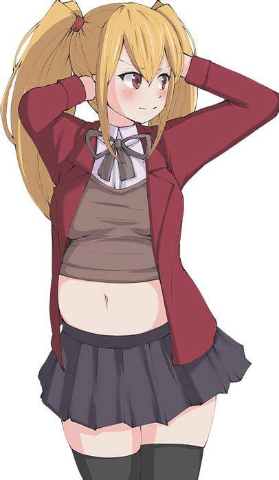 Anime Stuffed Belly Girl