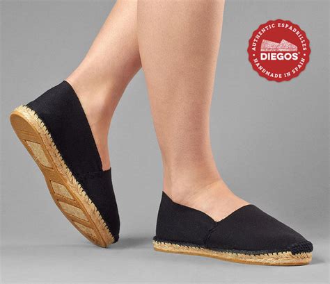 Traditional Hand Made Black Espadrilles For Women A Classic Discreet