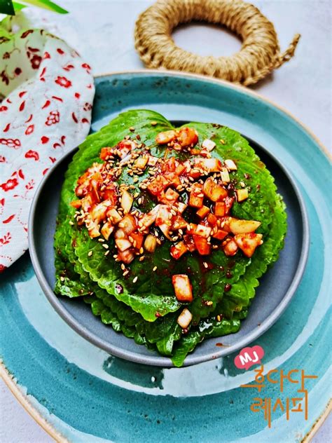 백종원 깻잎 양념장 간단 깻잎김치 만드는법 양념 깻잎무침 네이버 블로그