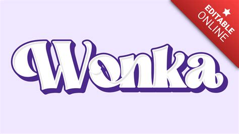 Willy Wonka Logo Font Willy Wonka Logo Embroidery File Design Pattern