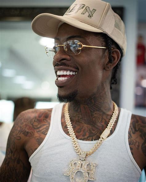 Rich Homie Quan Wearing Rimless Gold Cartier Piccadilly Glasses