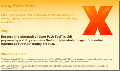 Long Path Fixer Công Cụ Xử Lý Các File Thư Mục Có đường Dẫn Dài Trên