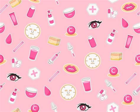 Premium Vector Vector Flat Seamless Texture Pattern Collagen Solution