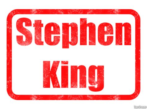 Stephen King Text Effect And Logo Design Celebrity