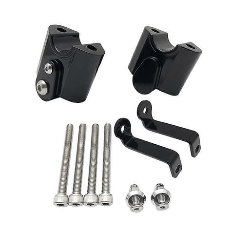 For Bmw R18 Chrome Aluminum Handlebar Riser Bar Mount Handle Clamp