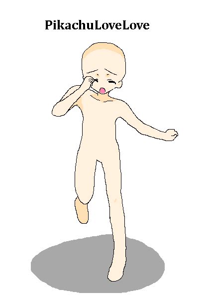 Running Girl Base By Pikachulovelove On Deviantart