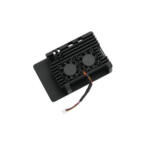Raspberry Pi 5 Aluminium Case With Dual Cooling Fans Faster Heat Dissipation More Durable
