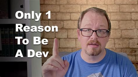 Jr Devs The ONLY Reason You Should Become A Developer YouTube