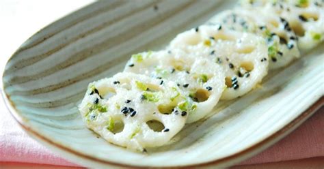 아삭아삭~ 연근 검은깨구이