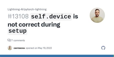 `selfdevice` Is Not Correct During `setup` · Issue 13108 · Lightning