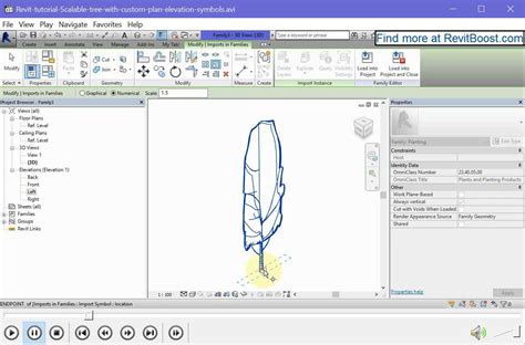 Create Scalable Revit Tree With Custom Plan And Elevation Rv Boost