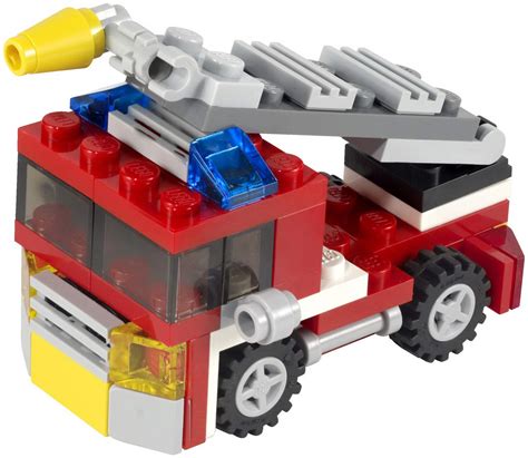 Onetwobrick Lego Set Database Set Database Lego Mini Fire Truck