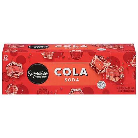 Signature Select Soda Cola 12 12 Fl Oz Safeway