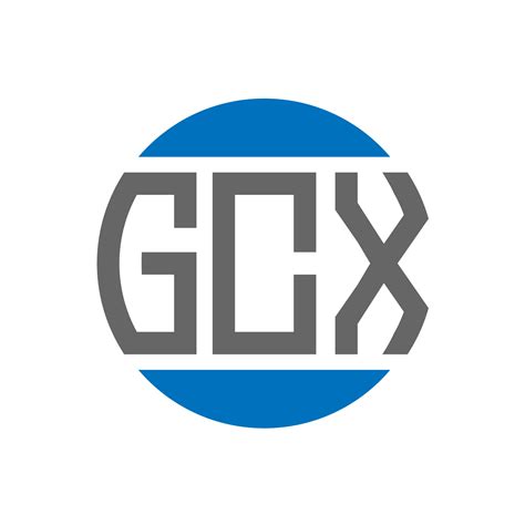 Gcx Letter Logo Design On White Background Gcx Creative Initials