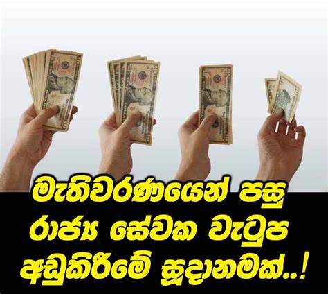 Lankaenews මැතිවරණයෙන් පසු රාජ්‍ය සේවක වැටුප අඩුකිරීමේ