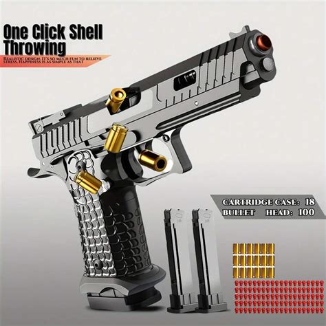 Bb Gun Pistol Toy Gun Shell Ejecting Toy Gun Pellet Gun Bb Pistol