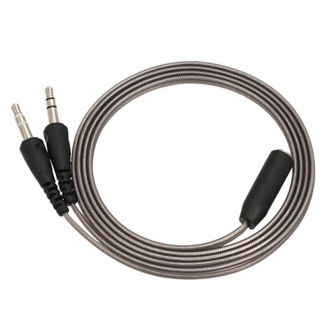 3 5mm Audio Y Splitter Cable 1 Female To 2 Male Converter Earphone Microphone Cord Adapter For