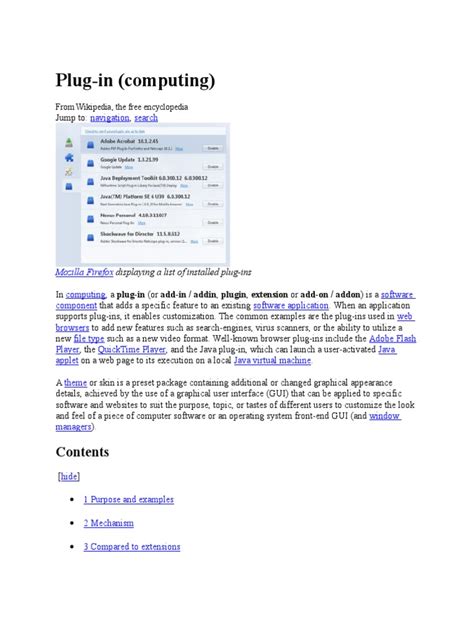 Plug In Computing Navigation Search Pdf Plug In Computing Software Development