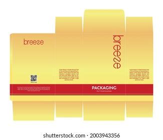 Creative Product Box Design Template Stock Vector Royalty Free 2003943356 Shutterstock