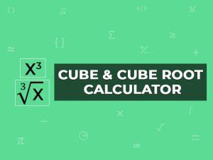 Cube Root Calculator