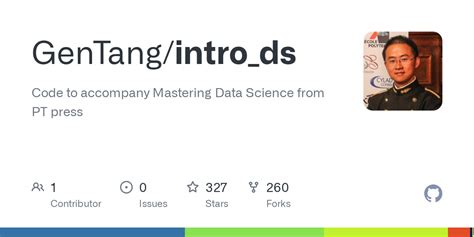 Github Gentang Intro Ds Code To Accompany Mastering Data Science From Pt Press