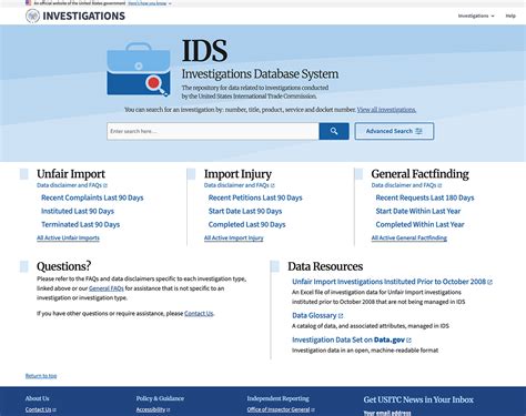 Usitc Applications United States International Trade Commission