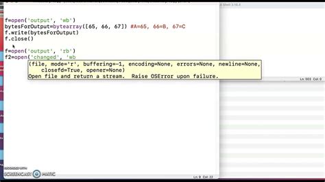 Python Writing Binary Data To Files Youtube