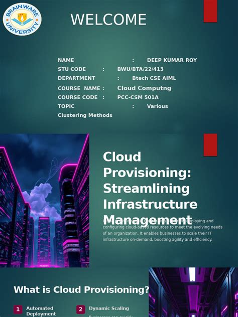 Cloud Provisioning Streamlining Infrastructure Management Pdf Cloud Computing Computer