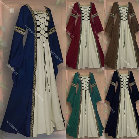 Женский костюм для косплея в средневековом стиле Aliexpress