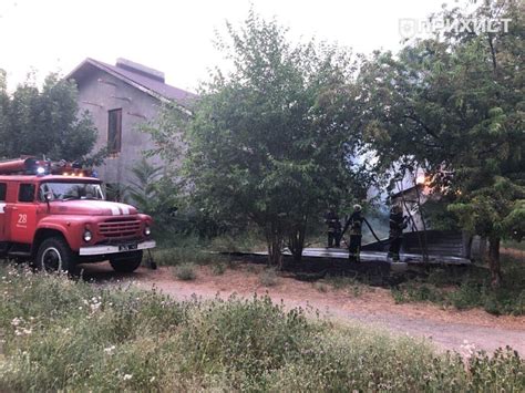 Пожар в парке Победы Новини Нікополя «Прихист