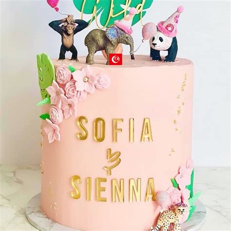 Badu Bg Златно огледало Акрилна украса за торта Честит рожден ден Английска азбука Римски номер