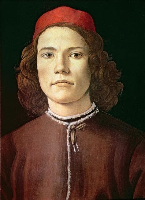 Portrait Of A Young Man By Sandro Botticelli Photograph By Sandro