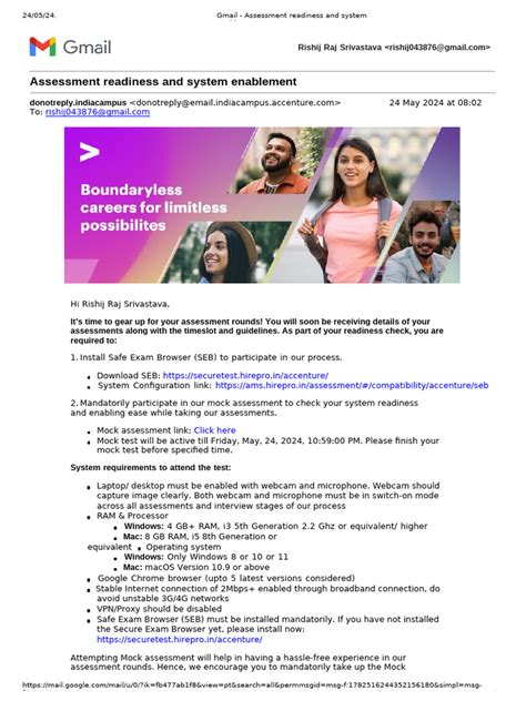 Accenture Assessment 1 Pdf Employment Computing