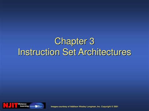 Ppt Chapter 3 Instruction Set Architectures Powerpoint Presentation