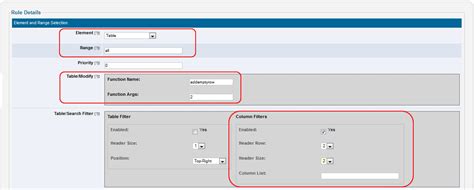 Column Filters On The Second Empty Row