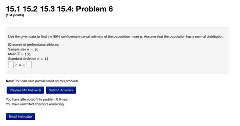 Solved 15 1 15 2 15 3 15 4 Problem 6 134 Points Use The Chegg Com