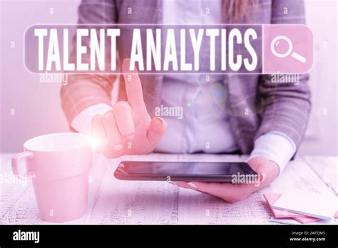 Handwriting Text Talent Analytics Conceptual Photo Data Mining And Business Analytics Technique