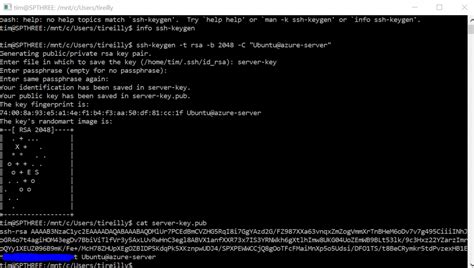 Generating An SSH Key And Using It On Azure