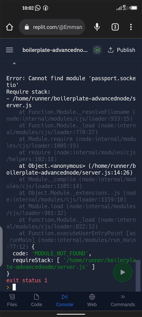 Advanced Node And Express Authentication With Socketio Javascript The Freecodecamp Forum